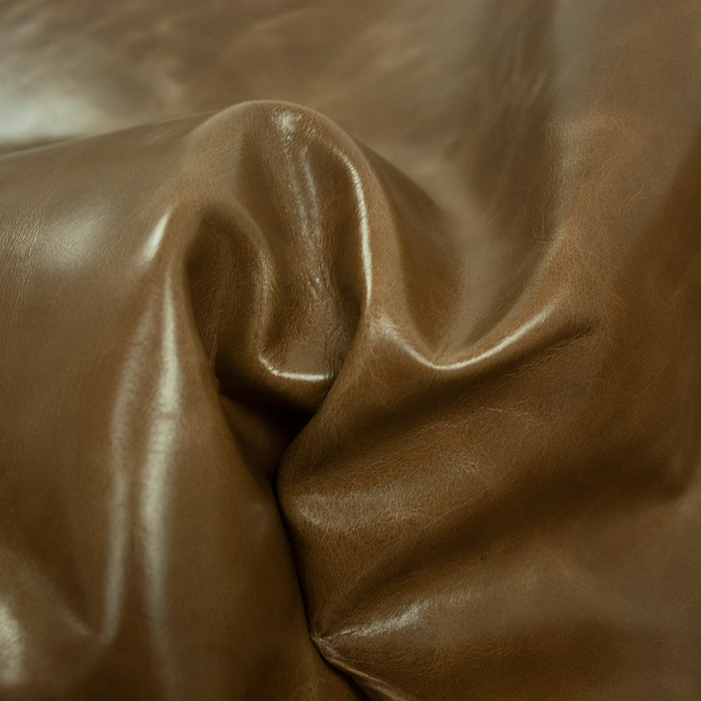 Piel de vacuno rustico marrón hoja de otoño – La Tendeta del Cuero